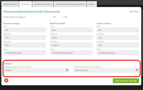 Why does my Locum B form have blank practice details? – NASGP